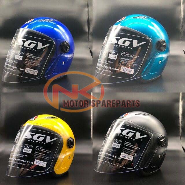 Helmet SGV champion tajam (Size 60) Cyan Green , blue, Yellow, Matt ...