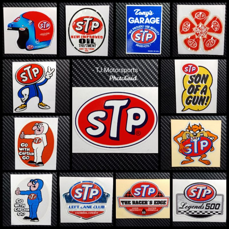 Stiker STP Son Of Gun Helmet Garage Yamaha Honda Rxz Retro Vintage ...
