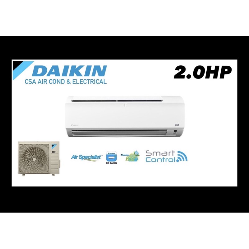 Daikin 2HP R32 Non-Inverter with SMART Control ( Wall-Mounted ...
