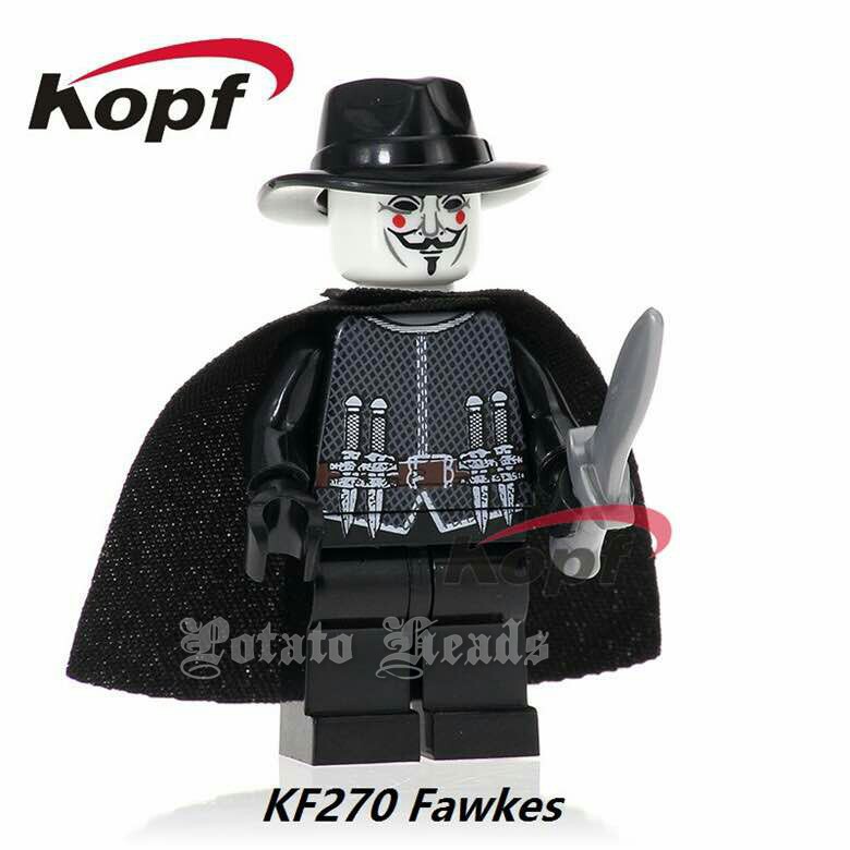 KOPF V FOR VENDETTA MF KF270 (LEGO COMPATIBLE) | Shopee Malaysia