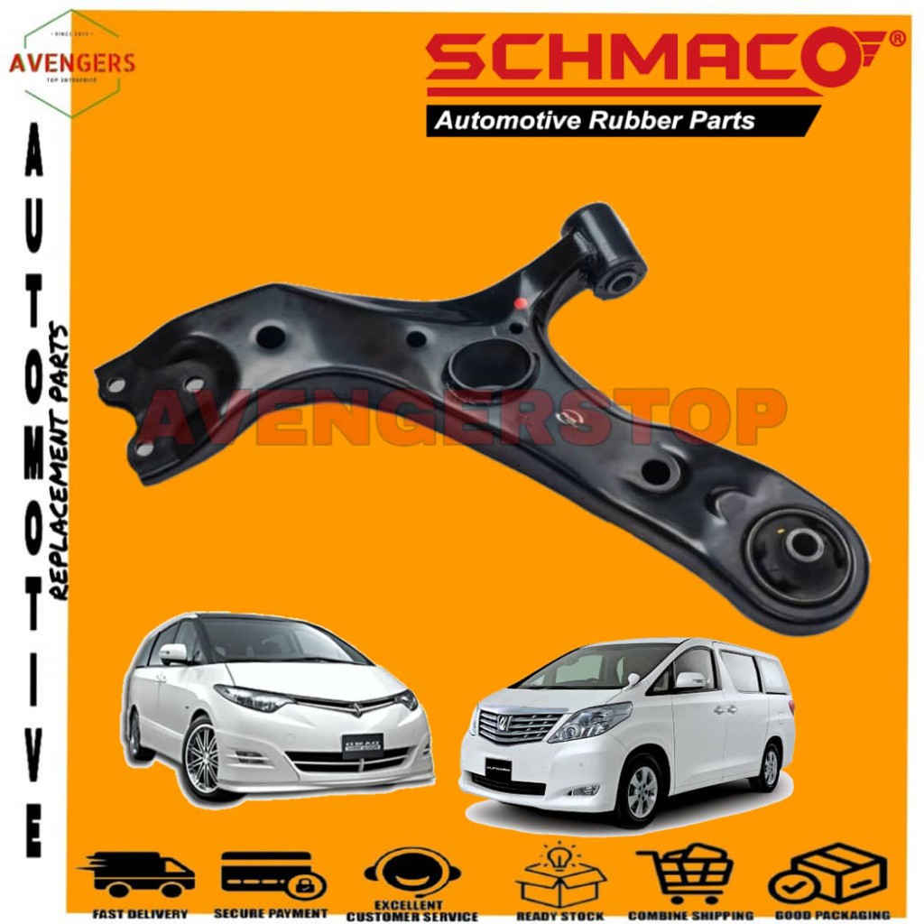 TOYOTA ESTIMA ACR50 ALPHARD VELLFIRE RAV4 ACR30 SCHMACO LOWER ARM ASSY ...