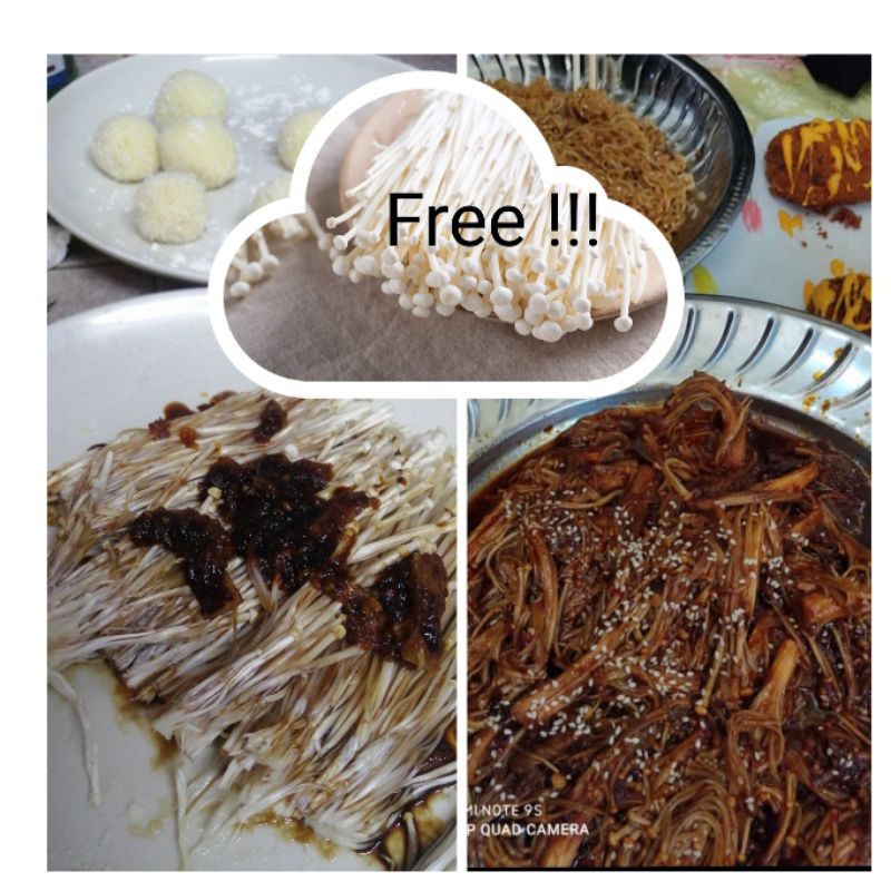 paste sambal cendawan ENOKI ala ala korea HaLaL versi Melayu confirm ...