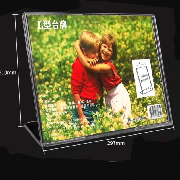 A4 Acrylic L Shape Display Stand (Portrait & Landscape) | Shopee Malaysia