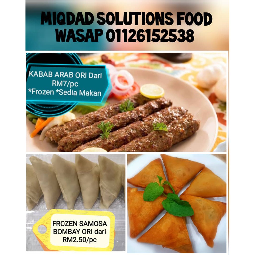 COD Frozen Samosa Ori Mumbai Dan Frozen Kebab Ori Arab Murah!! IFTAR ...
