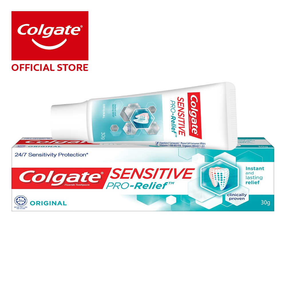 Colgate Sensitive Pro Relief Original Toothpaste 30g Travel Sample ...