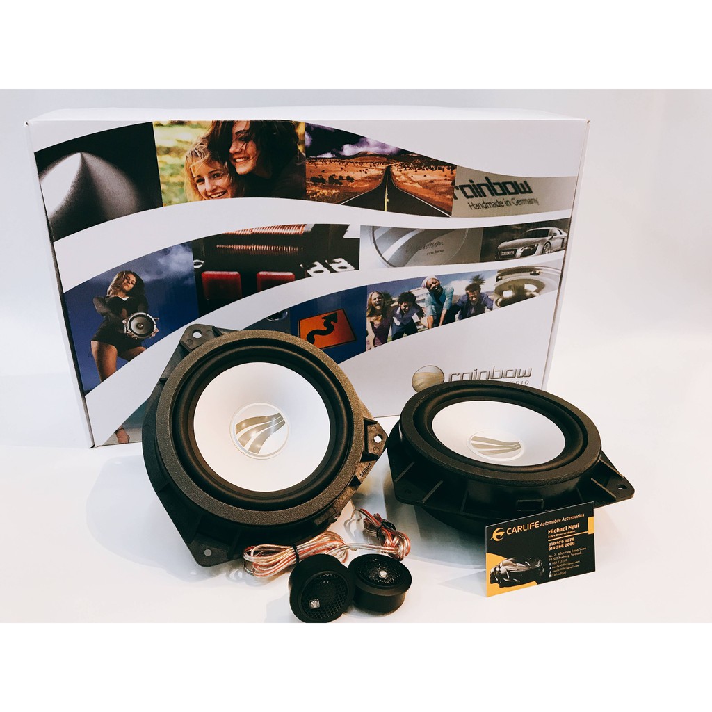 ORIGINAL Rainbow Car Audio 6.5" Component Set Speaker for HONDA ...