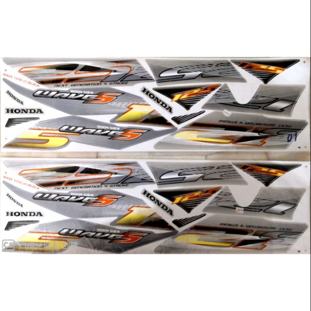 HONDA WAVE 125S body sticker model (1) | Shopee Malaysia