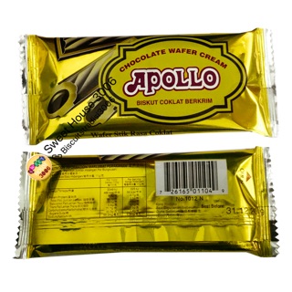 Apollo Chocolate Wafer Stick Cream 11G Childhood Snack Jajan Zaman ...