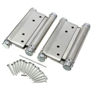 1 Pair Cowboy Stainless Steel Double Action Door Spring Hinge Cafe ...