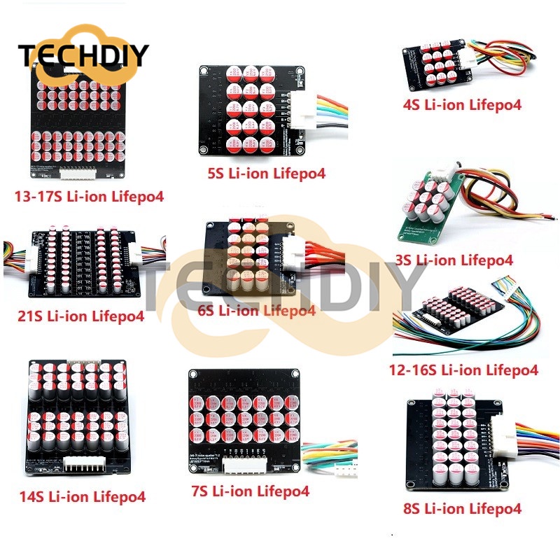 3S 4S 5S 7S 8S 10S 16S 20S Balance Li-ion Lifepo4 LTO Lithium Battery Active Equalizer Balancer ...