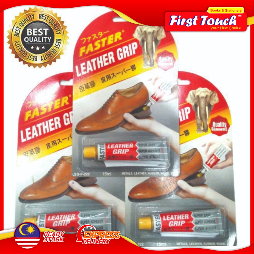 FASTER Leather Grip / Gam Kasut / Elephant Glue / Gam Gajah/ Super Easy ...
