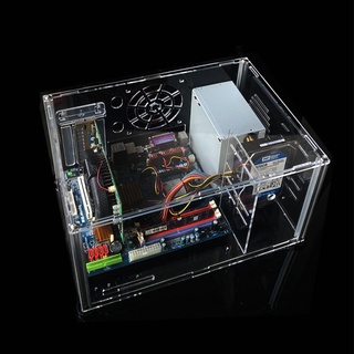 46 X 30cm DIY Open Air PC Case Transparent Acrylic MATX ATX Chassis ...