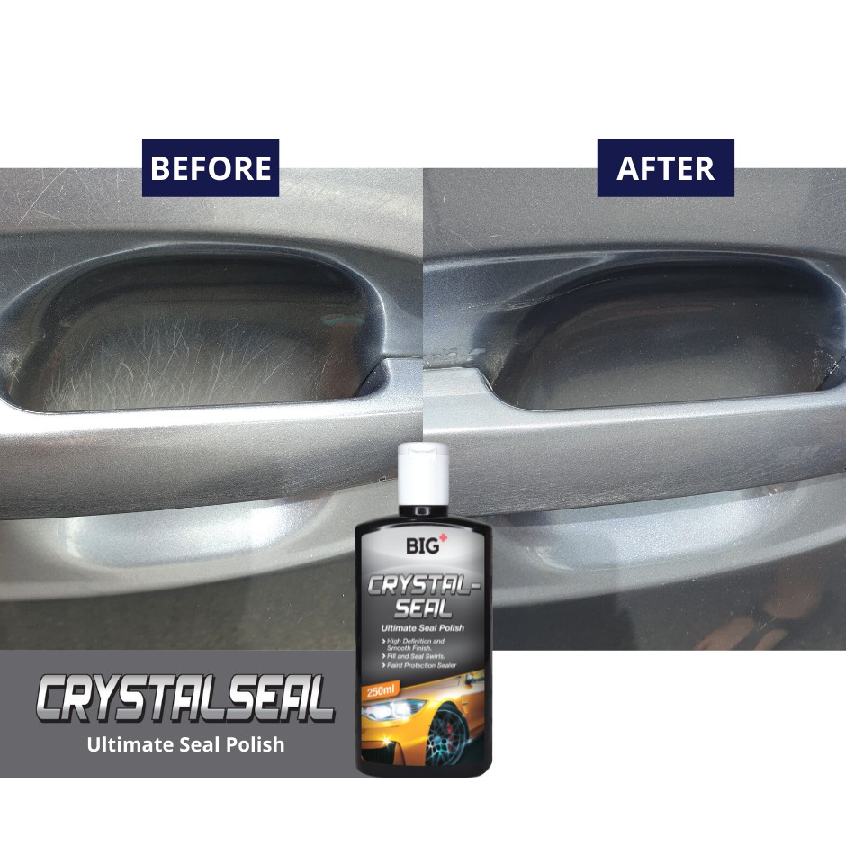 BIG+ CrystalSeal Ultimate Seal Polish 250ml Restore Scratches Swirls ...
