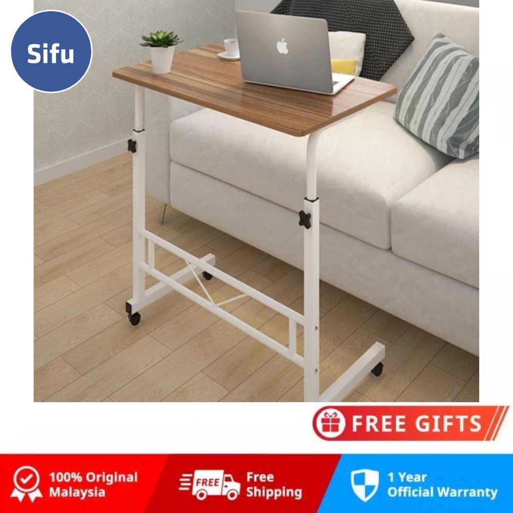 [60cm//80cm X 40cm] Meja Portable Height Adjustable Laptop Desk With ...