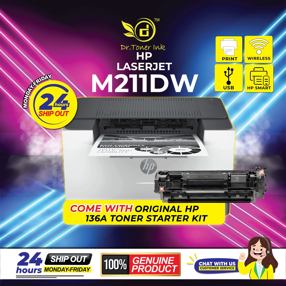 HP LaserJet Printer M211DW -Print / Usb / Wireless / Duplex Printing ...