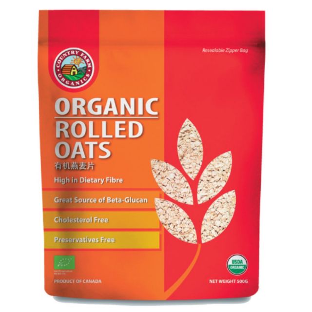 Organic Rolled Oats (500g) | Shopee Malaysia