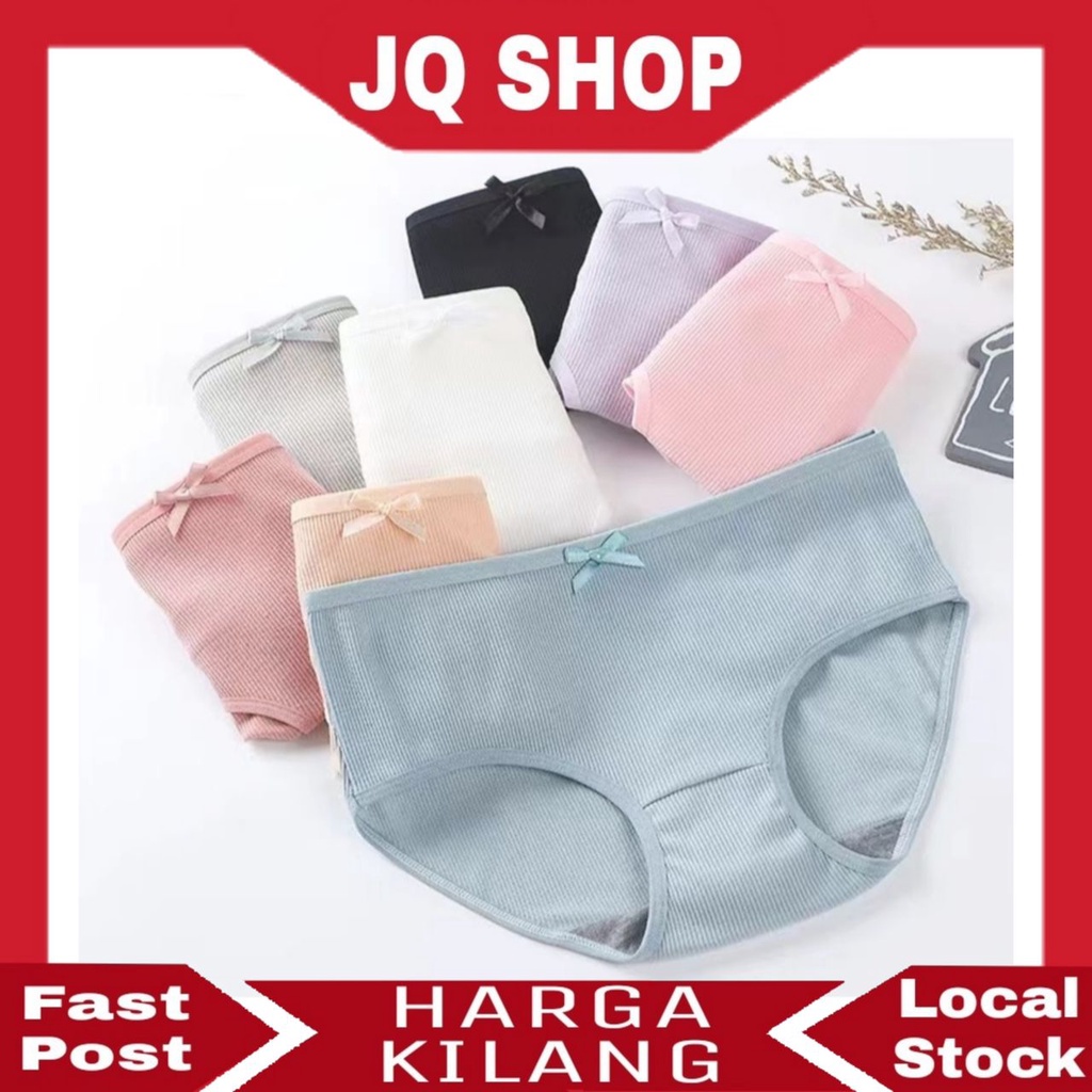 Women Spender Celana Panties Underwear Seluar Dalam Wanita Bow Briefs ...
