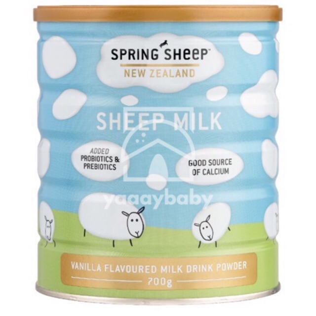 Spring Sheep Probiotic Sheepmilk -Vanilla Flavoured 700g | Shopee Malaysia