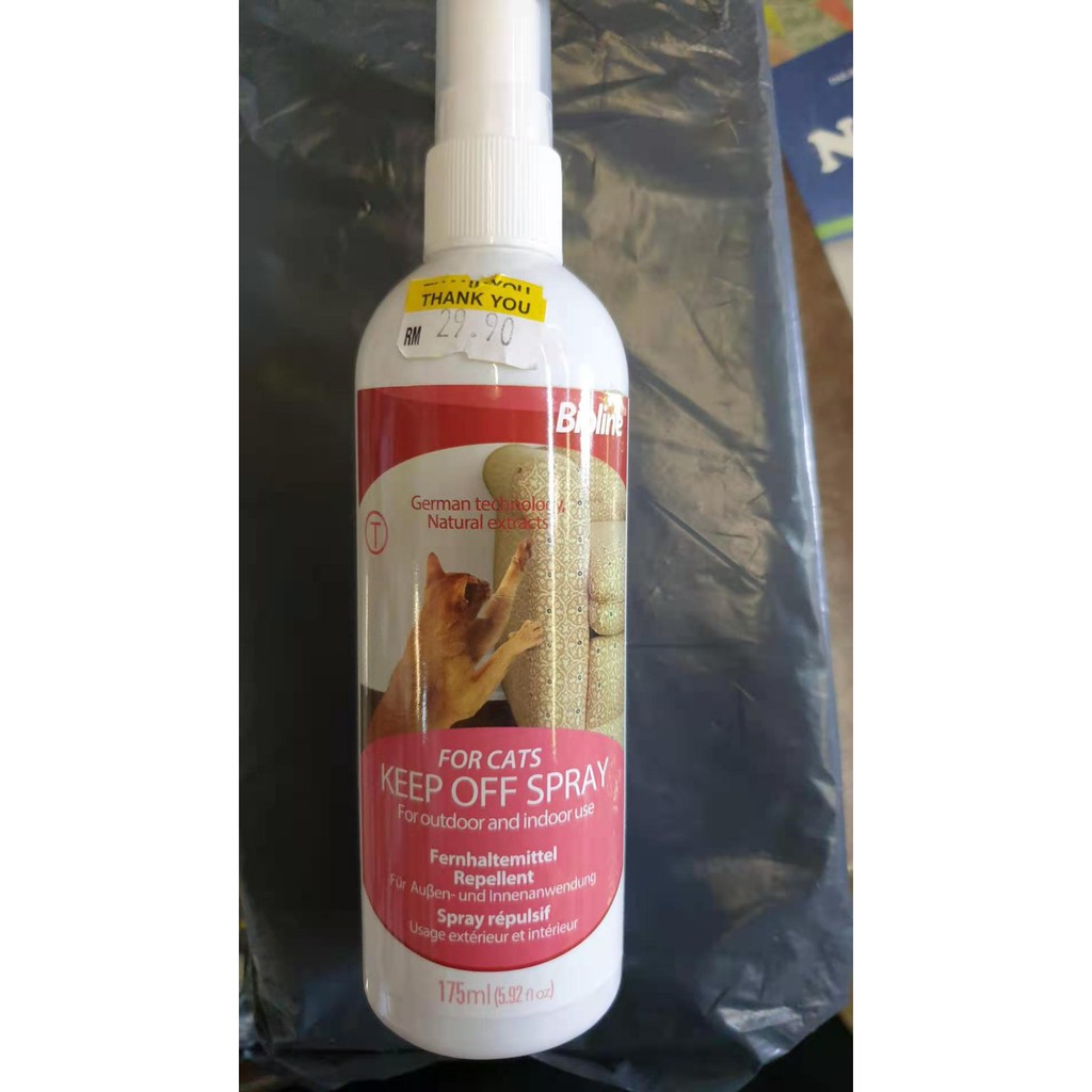 BIOLINE - KEEP OFF SPRAY FOR CATS (Spray repellent) 175ml | Shopee Malaysia