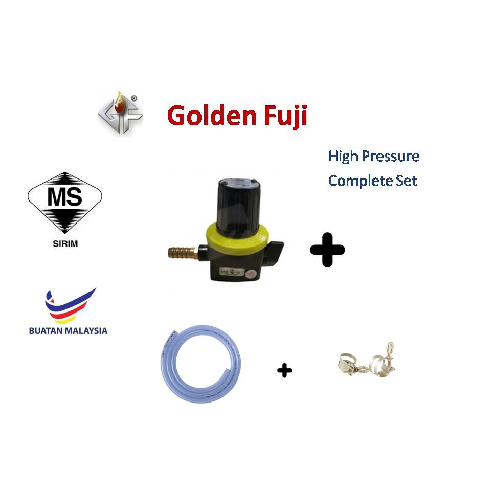 Golden Fuji High Pressure Gas Regulator Complate Set | Shopee Malaysia