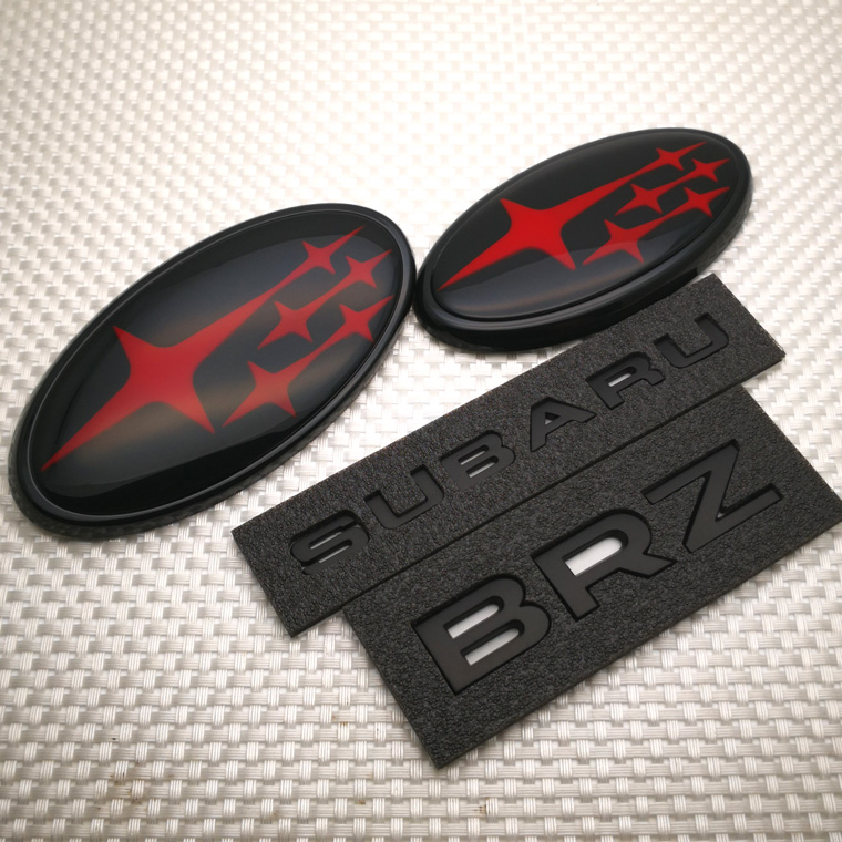BRZ front and rear Badge sticker SUBARU BRZ rear box sticker BRZ ...