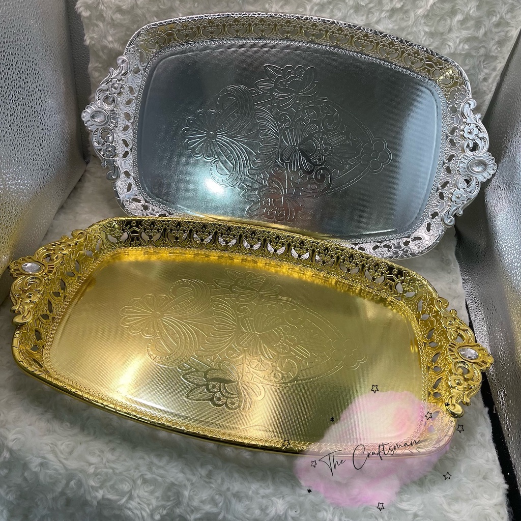 Ready Stock‼️ Dulang / Tray Balang Kuih / Bottle Kuih C-058-3 - Gold ...