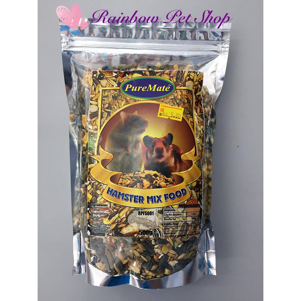 Puremate Hamster Mix Food 500g | Shopee Malaysia