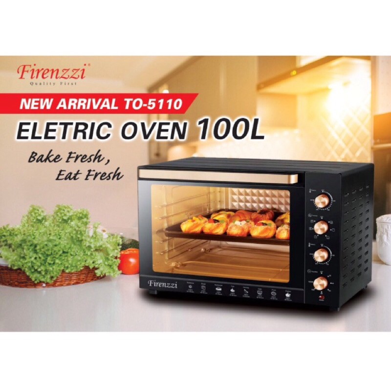 FIRENZZI Electric Oven 100L (TO5110) | Shopee Malaysia