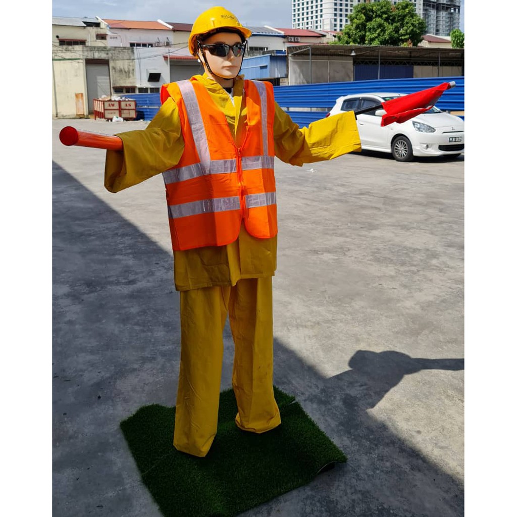 Robotic Traffic Flagman (Battery Powered) | Shopee Malaysia