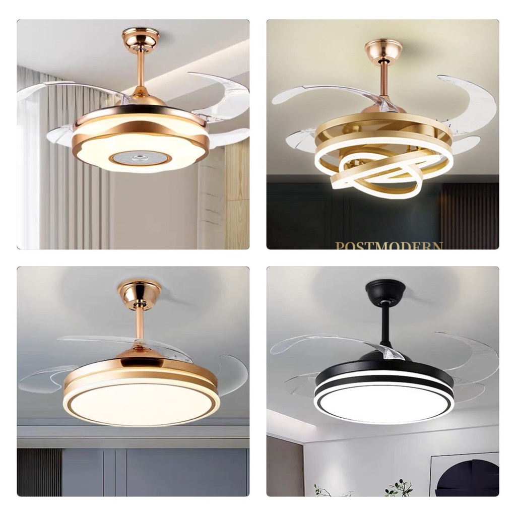 Italy Brand Modern Crystal Ceiling Fan with Light Ceiling Light Fan ...