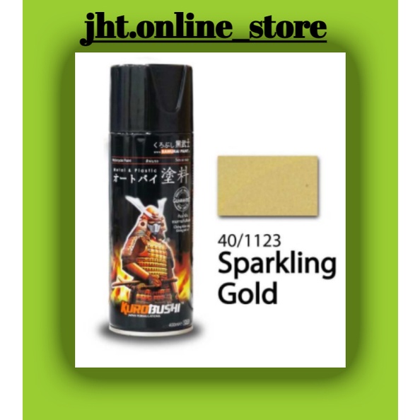 Samurai 40 Sparkling Gold Metalic Spray Paint (400ML) | Shopee Malaysia