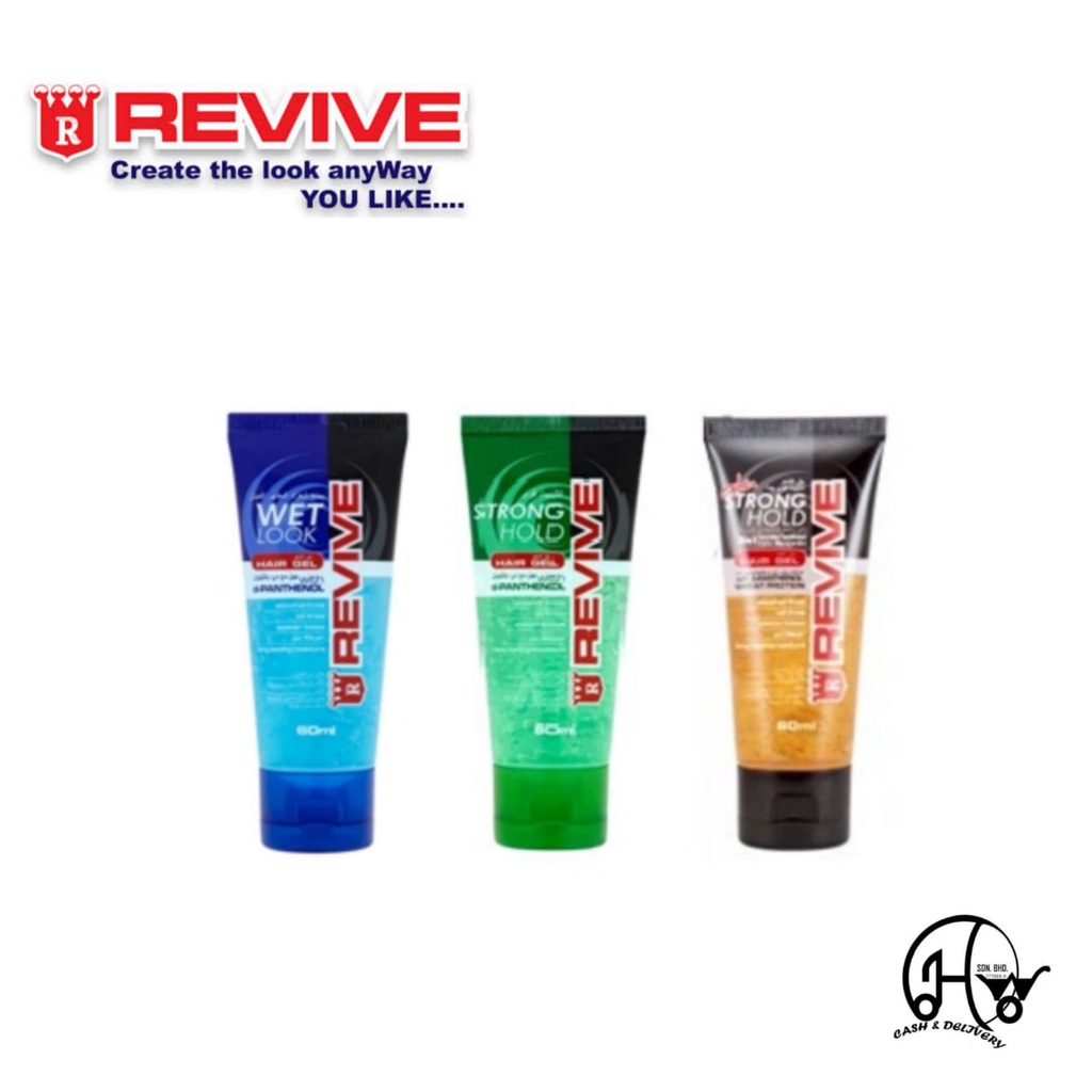 Revive Hair Gel 60ml (Wet Look, Strong Hold, Extra Strong Hold ...