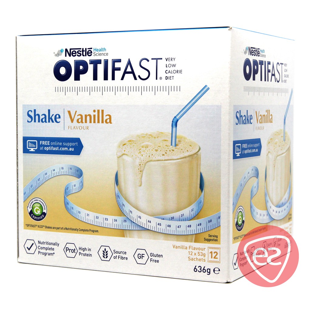 (EXP 06.2023) OPTIFAST MILK SHAKE VANILLA (12 SACHETS X 53G) | Shopee ...