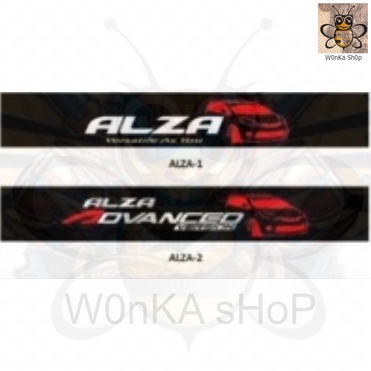 STICKER ALZA,PERODUIA ALZA STIKER CERMIN DEPAN Perodua ALZA Stiker ...