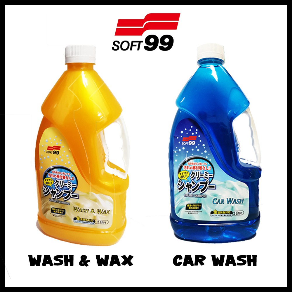 Soft 99 Creamy Shampoo Car Wash /Wash & Wax(2000ml) | Shopee Malaysia