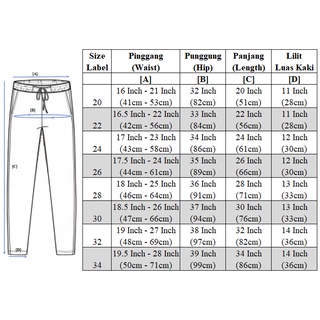 [Unisex] Seluar Sukan Panjang Budak & Dewasa / Tracksuit Bottom for Kid ...