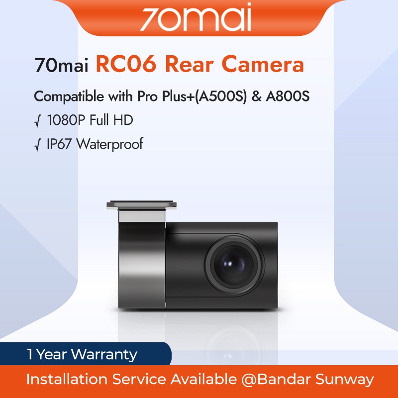 70mai RC-06 Rear Camera for A500S & A800S | Shopee Malaysia