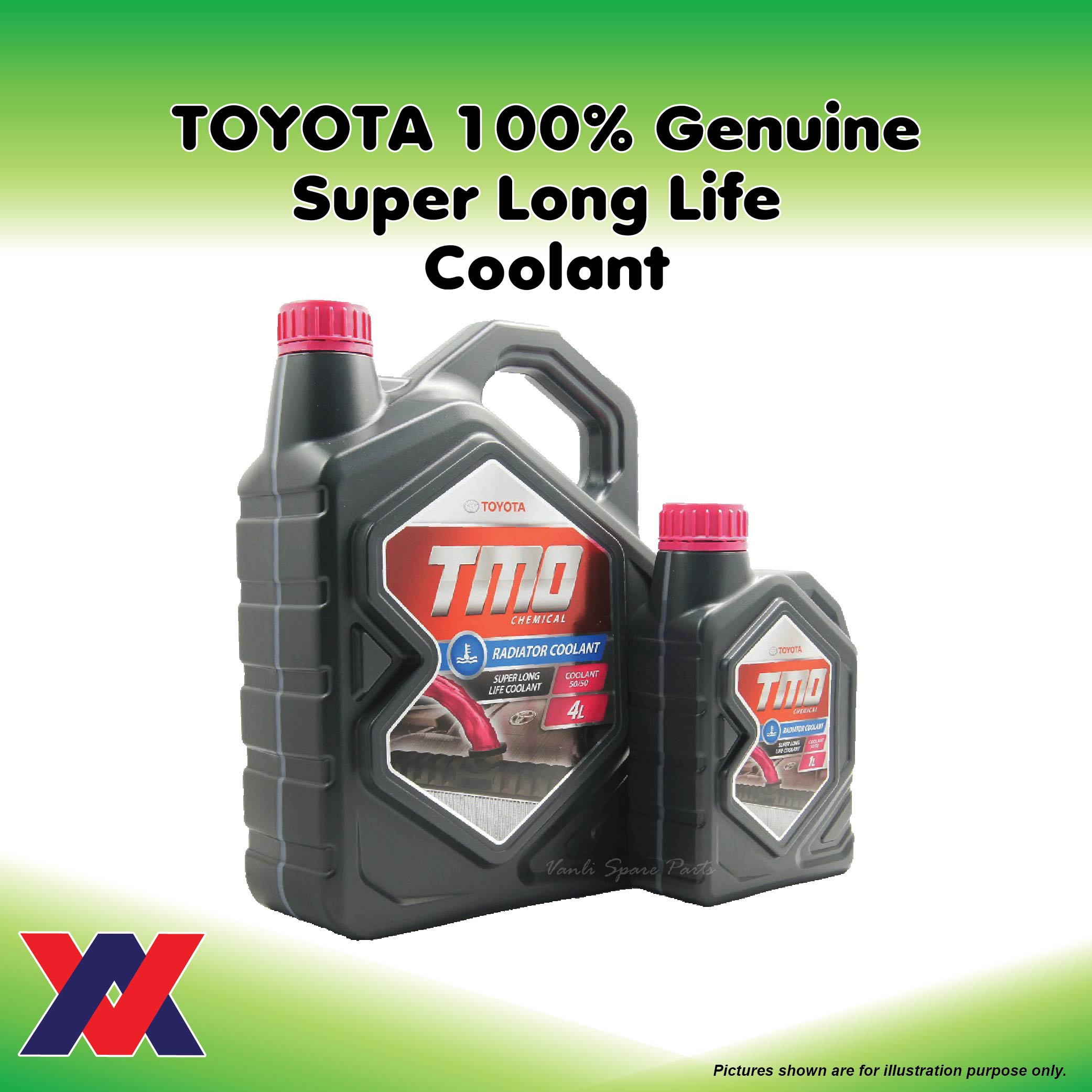 Toyota Genuine Super Long Life Coolant Pink Colour | BeeCost