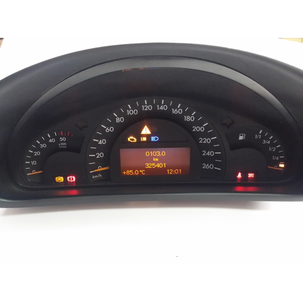 Mercedes C Class W203 meter instrument cluster (used) | Shopee Malaysia