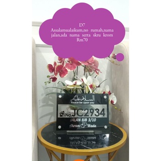 Signboard nombor rumah cantik-cantik | Shopee Malaysia