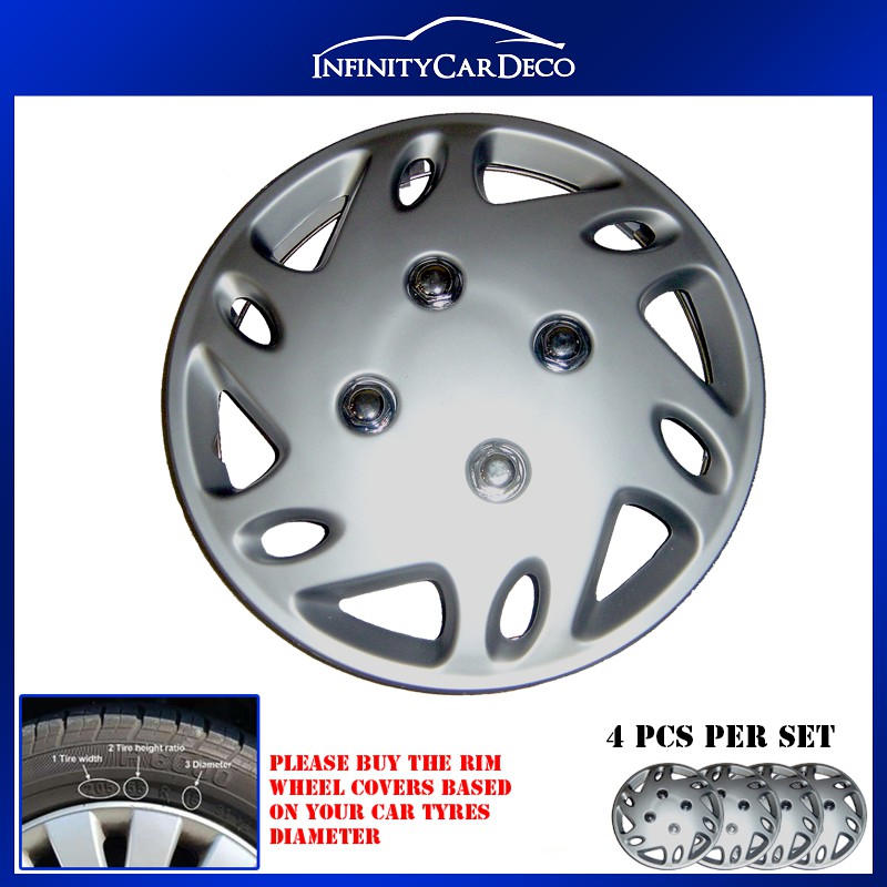 Perodua Kancil 12 Inch ABS Universal Wheel Cover Rim Center Hub Caps ...
