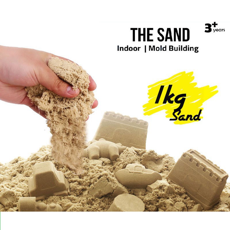 1kg THE SAND Fun Dynamic Sand Play Set Indoor Kids Toy (No Box ...