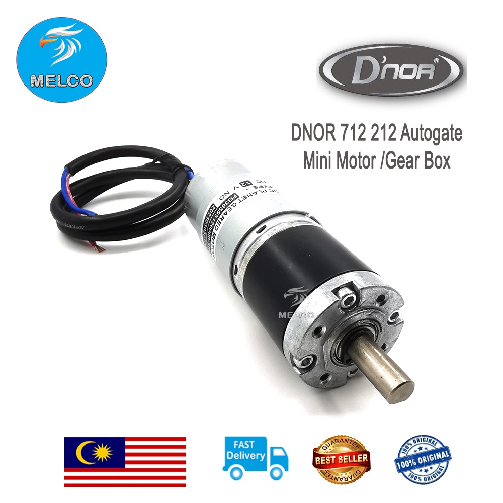 Dnor Arm Autogate Mini Motor With Gear Box & Wire | Shopee Malaysia