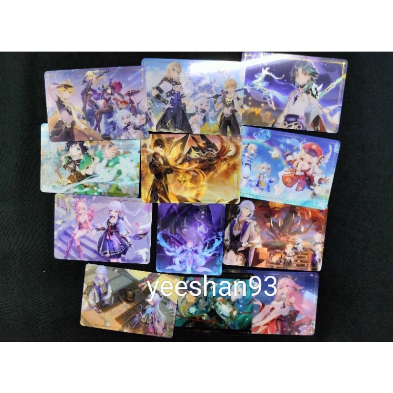 Original Mihoyo Genshin Impact Metallic Card Collection Vol.2 Landscape ...