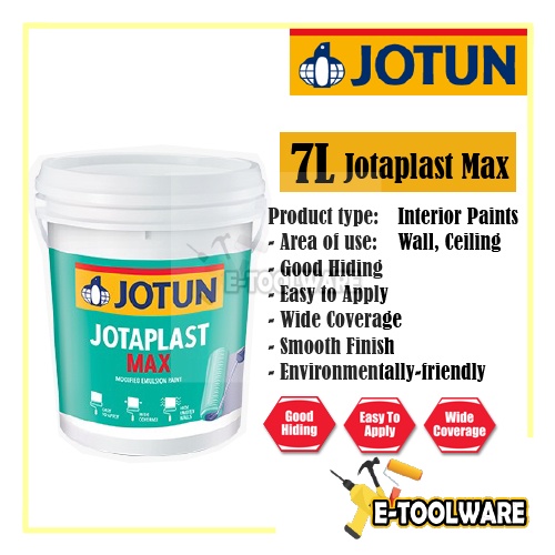 7L Jotun Paint Jotaplast Max Interior Acrylic Emulsion Paint (0000 ...