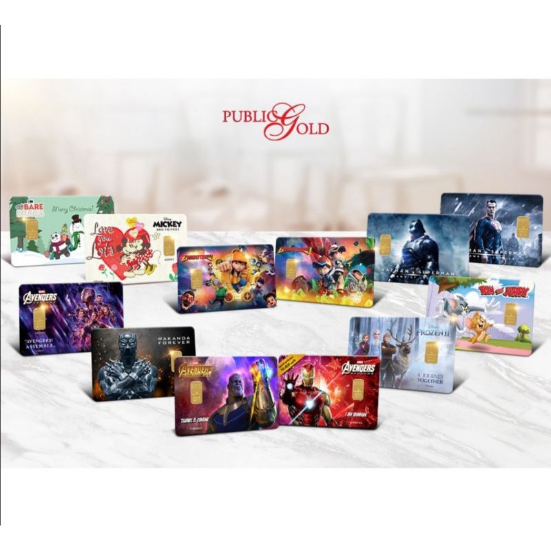 [Ready Stock] Public Gold Bullion Gold Bar 1 gram (Au 999.9) 24K ...