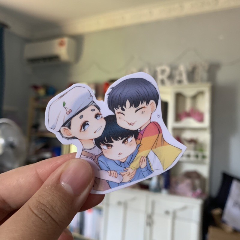 READYSTOCK SVT Leader Line Scoups Hoshi Woozi Chibi Single Piece 5cm ...