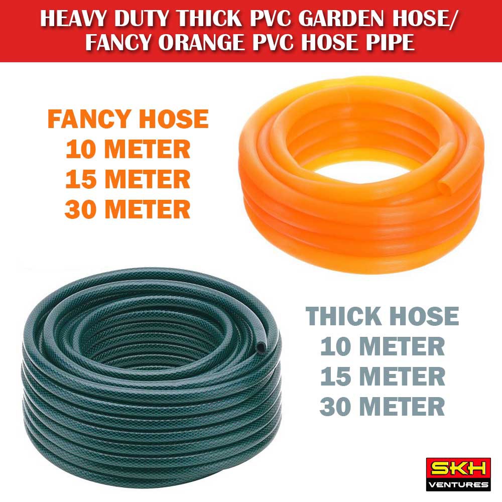 PVC Fancy Hose & Heavy Duty Garden Hose / Paip Getah PVC (10M / 15M ...