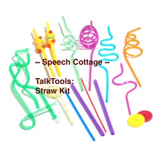 TalkTools Straw Kit for oral placement therapy (Original, imported from ...