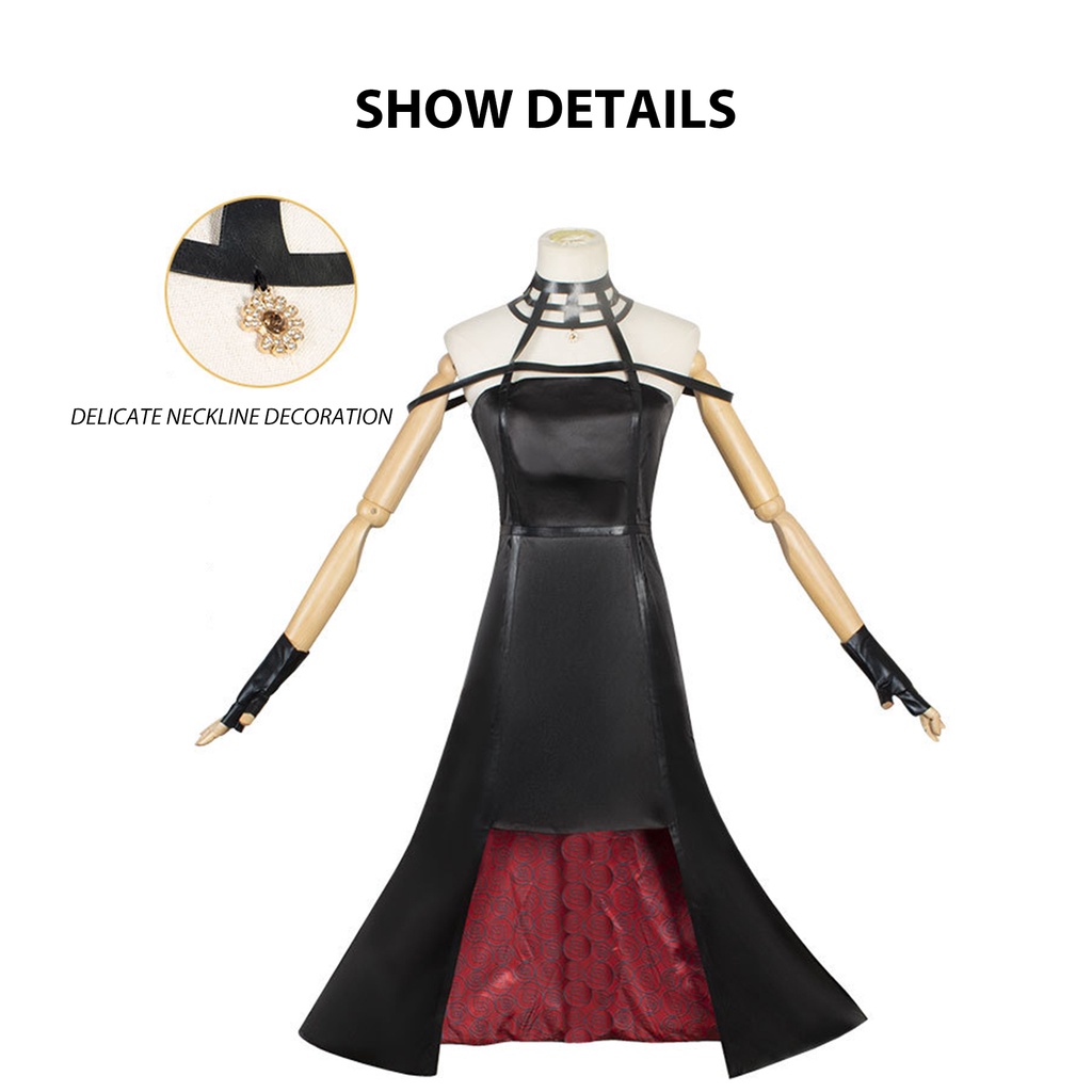 Yor Forger Cosplay Costumes, Spy Family Princess Bramble Black Uniform ...